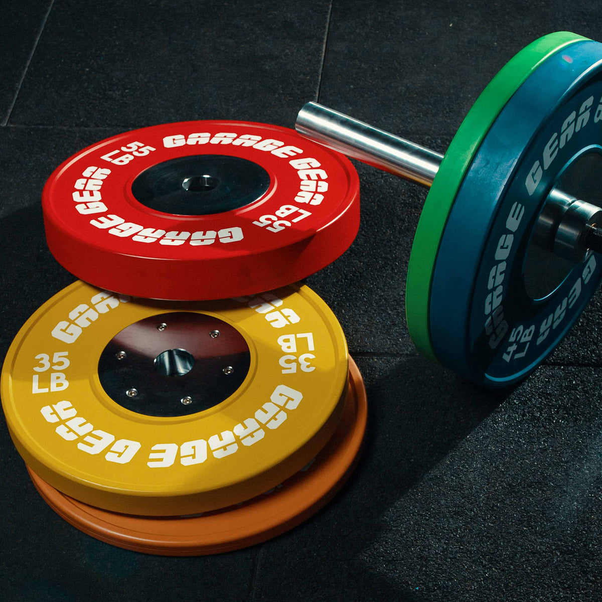 Colored Competition Bumper Plates – Garage Gear - Fitness Equipment